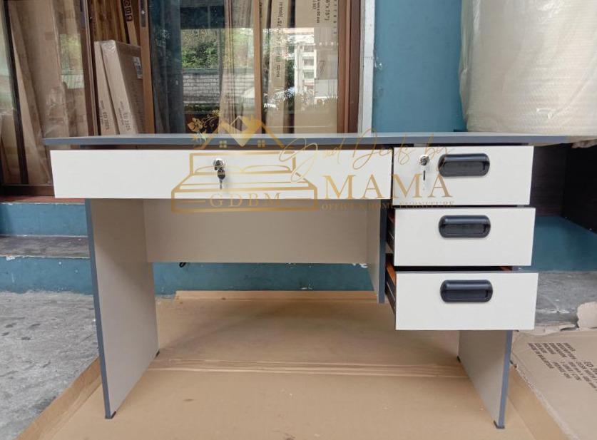 OFFICE TABLE WITH 3 SIDE DRAWERS, Furniture & Home Living, Furniture ...