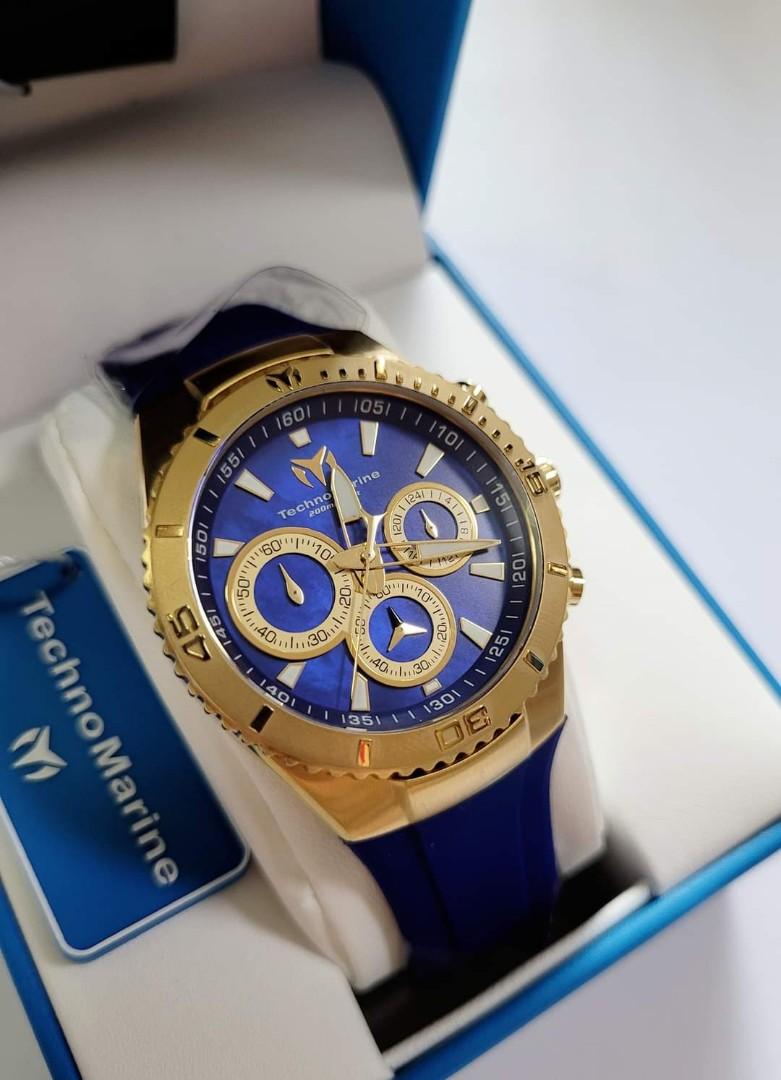 Original Technomarine Sea Manta Blue Mother of Pearl Dial, Luxury ...