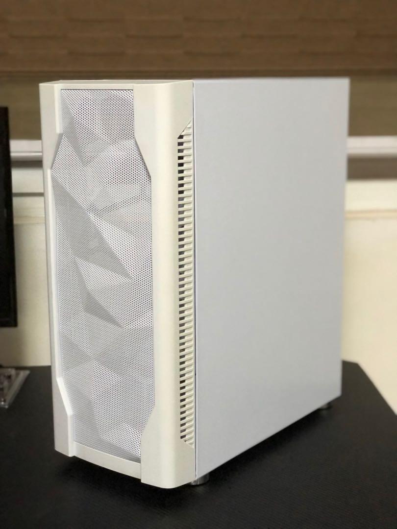 PC Case Inplay Meteor 03 White tempered glass, Computers & Tech, Parts ...