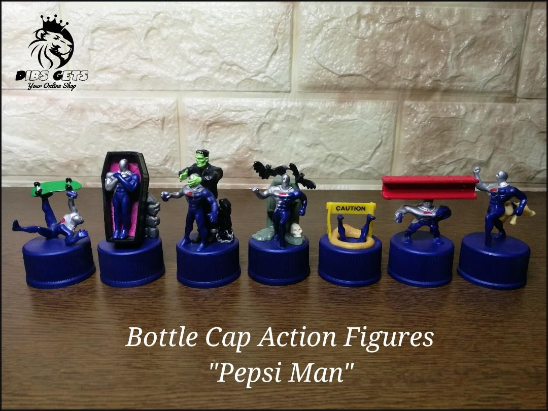 Pepsi Man, Bottle Cap Action Figures, Hobbies & Toys, Toys & Games on ...