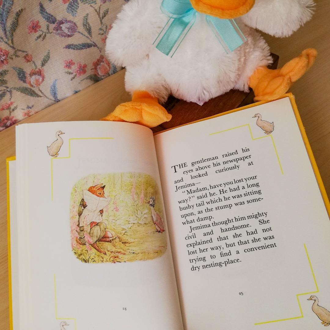 Peter Rabbit Beatrix Potter Book & Stuff Toy Jemimah Puddle duck Bundle ...