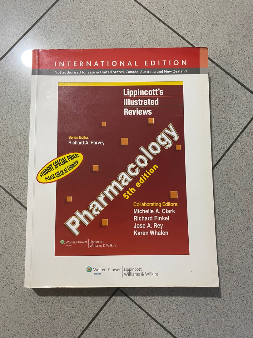 Pharmacology textbook, Hobbies & Toys, Books & Magazines, Textbooks on ...