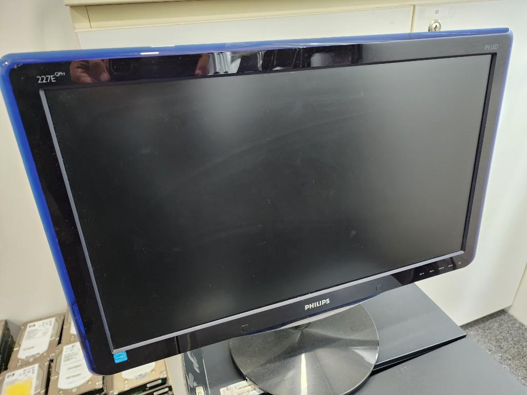 Philips 227E3QPH 21.5" 21" Inch IPS LED Monitor VGA DVI-D HDMI ...