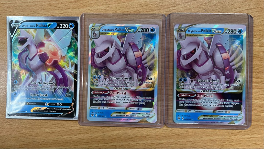 Pokemon TCG - Palkia V / Palkia Vstar, Hobbies & Toys, Toys & Games on ...