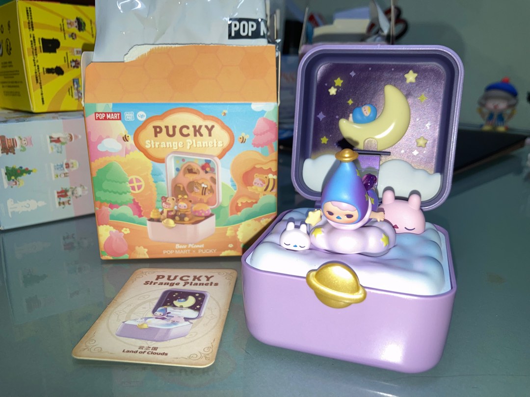 POPMART PUCKY RING BOX / COOKIE / SKULL PANDA / PUCKY MICKEY / HIRONO ...