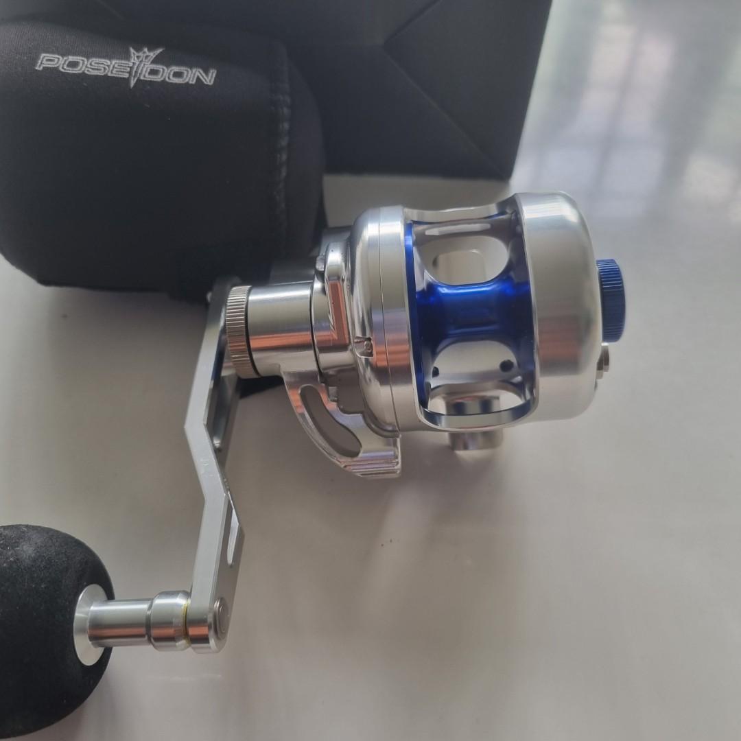 Poseidon 200l overhead bottom / boat fishing / jigging reel, Sports ...