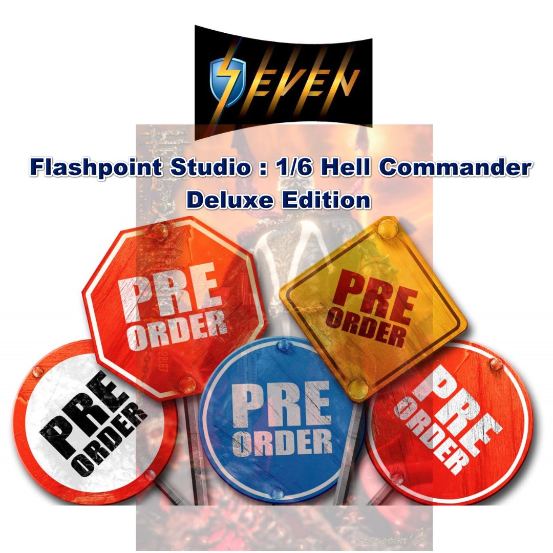 【Pre-order預訂】Flashpoint Studio : 1/6 Hell Commander Deluxe Edition ...