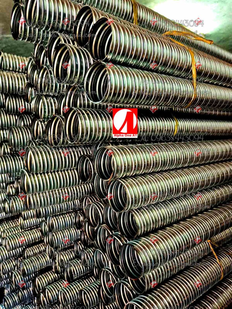 Prestressed Galvanized Duct Tube Post Tensioning Materials Bridge/Girder 65mm x 4 Meters ...