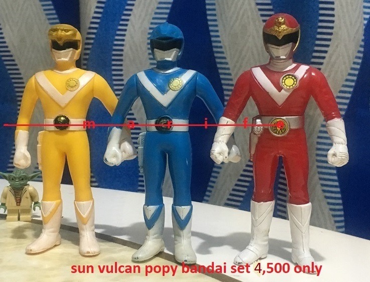 RARE Sun Vulcan Popy Bandai vinyl pilot action figure sentai VT ...