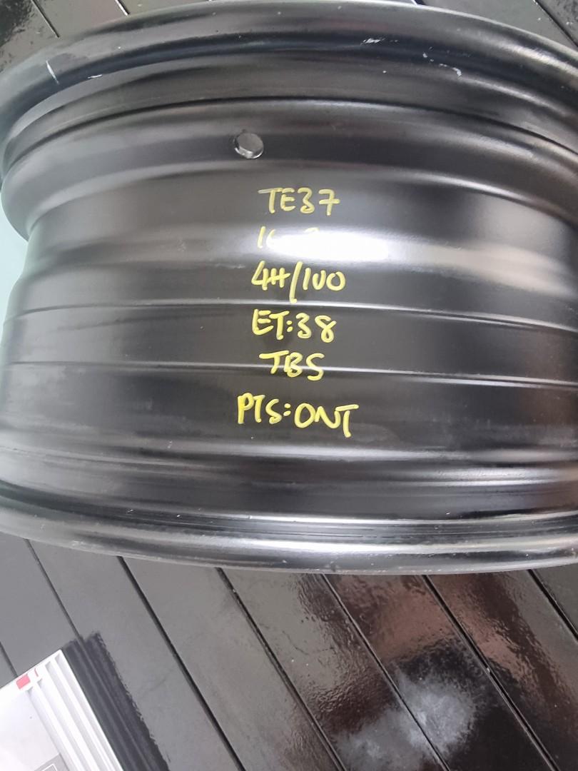 Rays Volk Racing TE37(Rep), Car Accessories, Tyres & Rims on Carousell