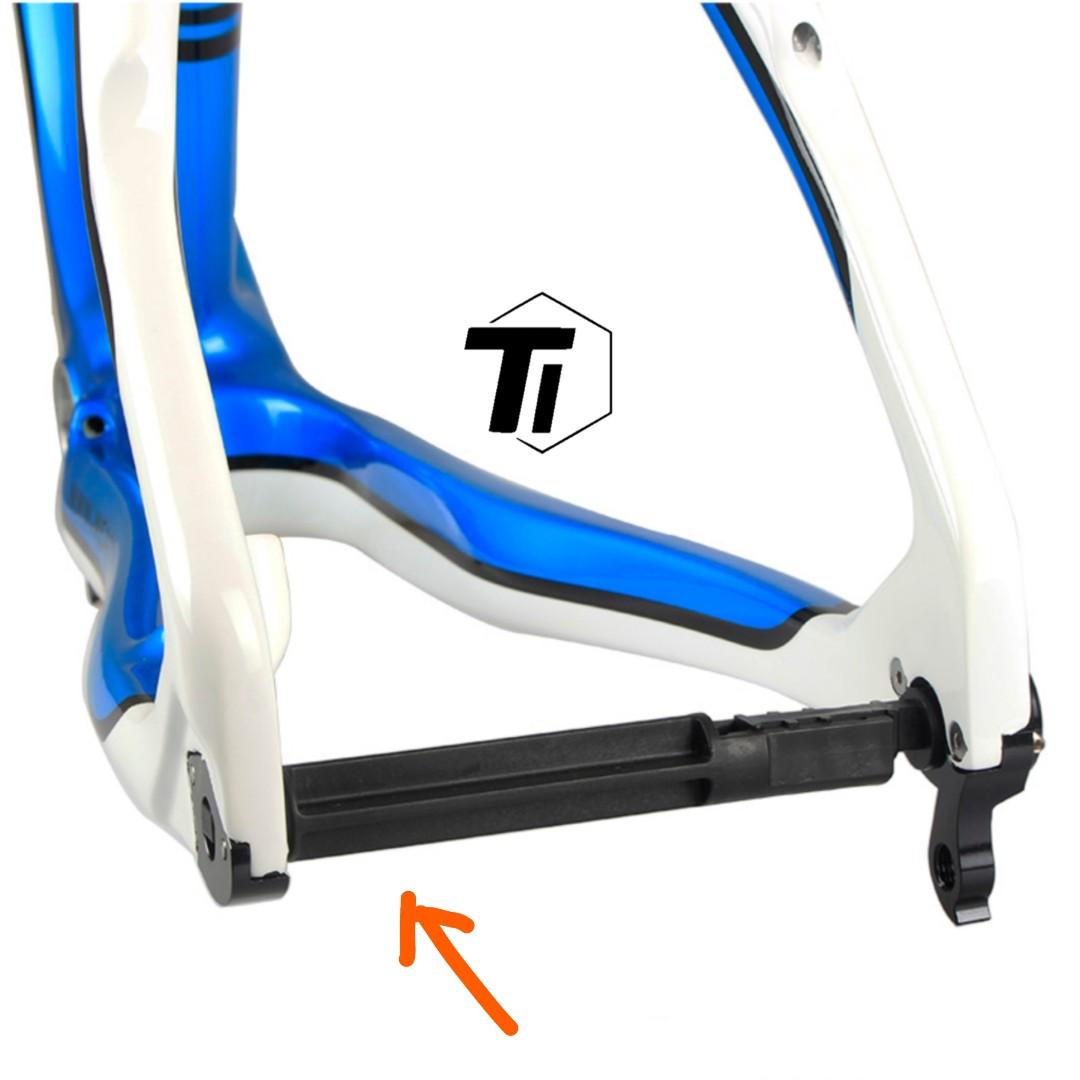 Rear Seat Stay Protector| Bike frame Rim Disc Brake Thru Axle Protector ...