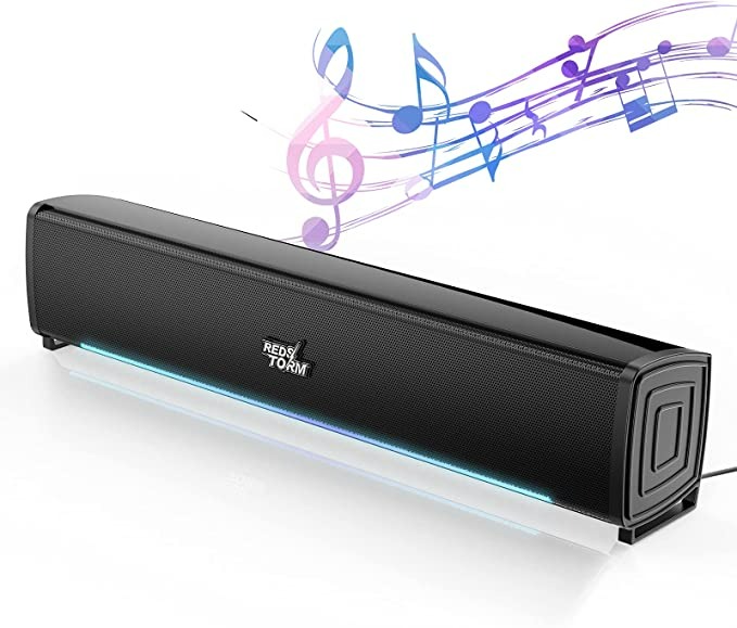 REDSTORM PC Speaker Soundbar, Speaker for PC Wired USB Operation, Mini ...