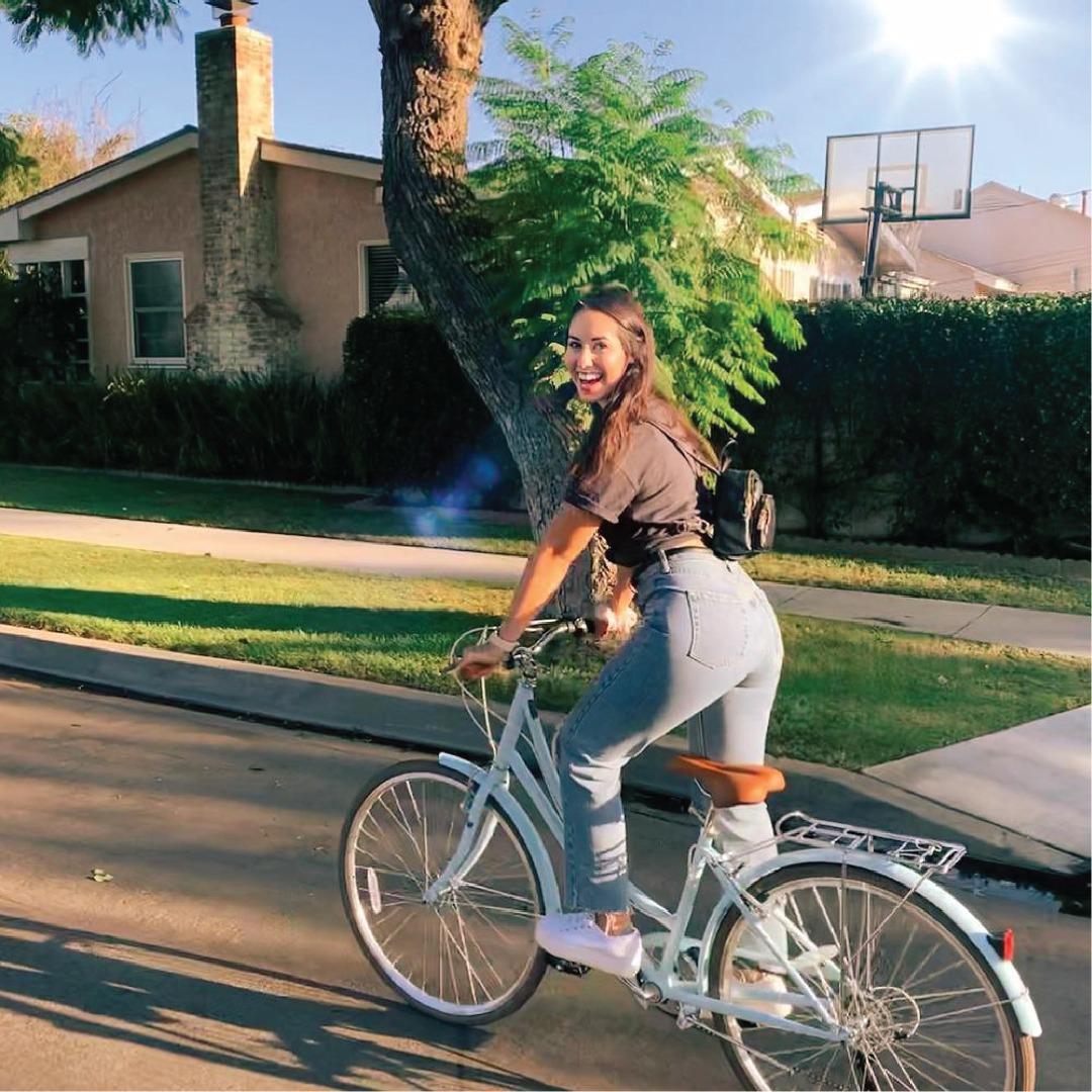 Retrospec Beaumont Ladies City Bike: 7-Speed Step-Thru (Blush Pink ...