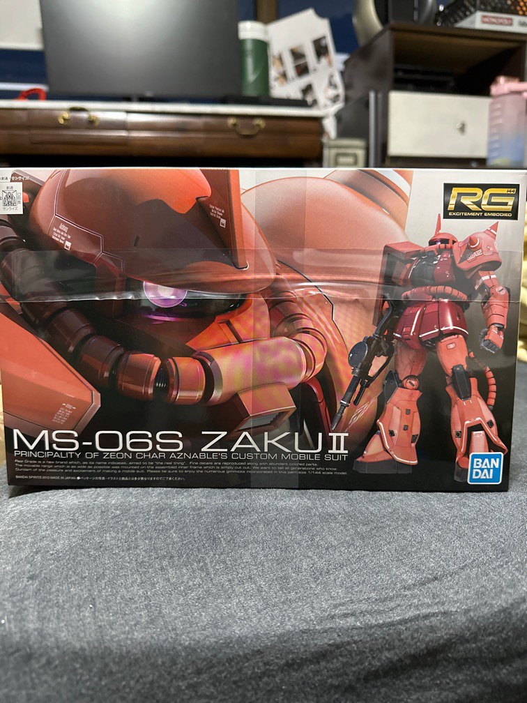 RG Gundam RX-78 & MS-06S ZAKU 2, Hobbies & Toys, Toys & Games on Carousell