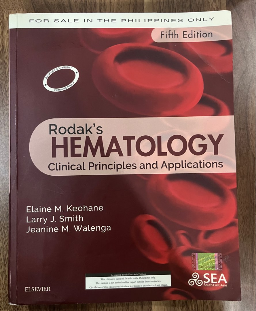 Rodak’s Hematology 5th edition, Hobbies & Toys, Books & Magazines ...
