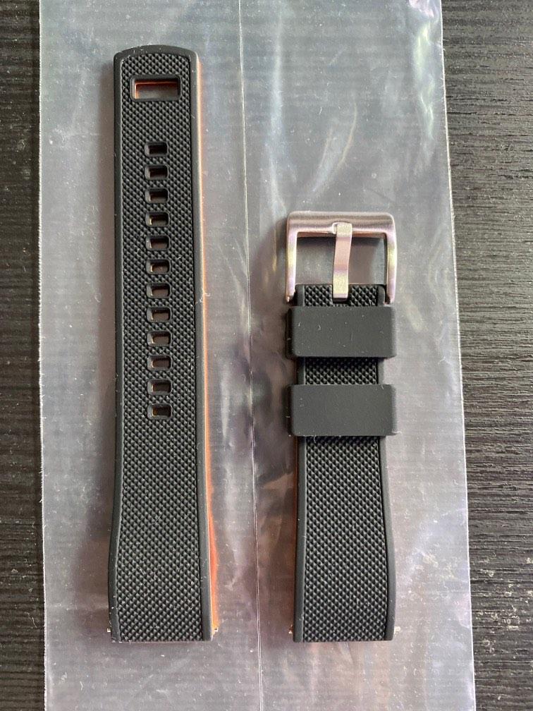 Rubber Watch Strap 20mm, Luxury, Watches on Carousell