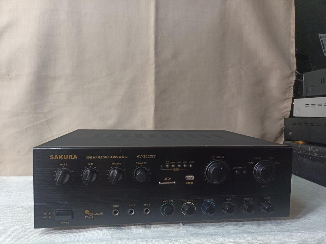 Sakura 3023us amplifier 350 watts x 2, Audio, Soundbars, Speakers ...