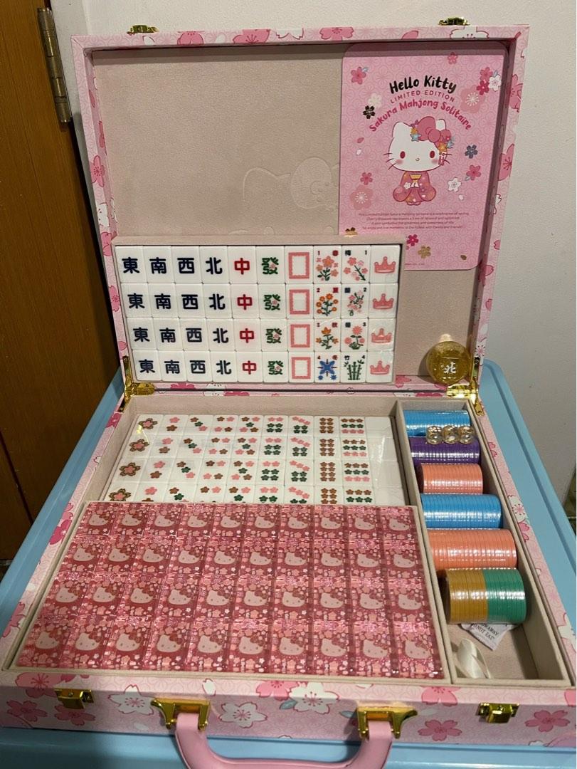 Sakura Hello Kitty Mahjong Set On Hand, Hobbies & Toys, Toys & Games on ...