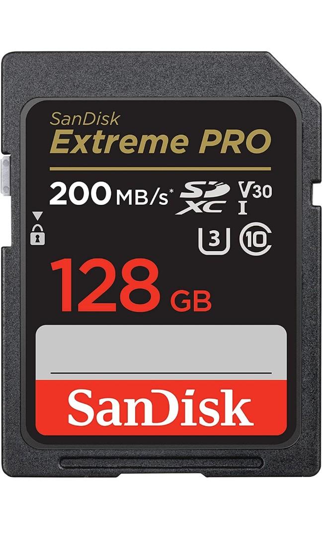 Sandisk Extreme Pro 128gb 200mb/s, Mobile Phones & Gadgets, Mobile & Gadget Accessories, Memory ...
