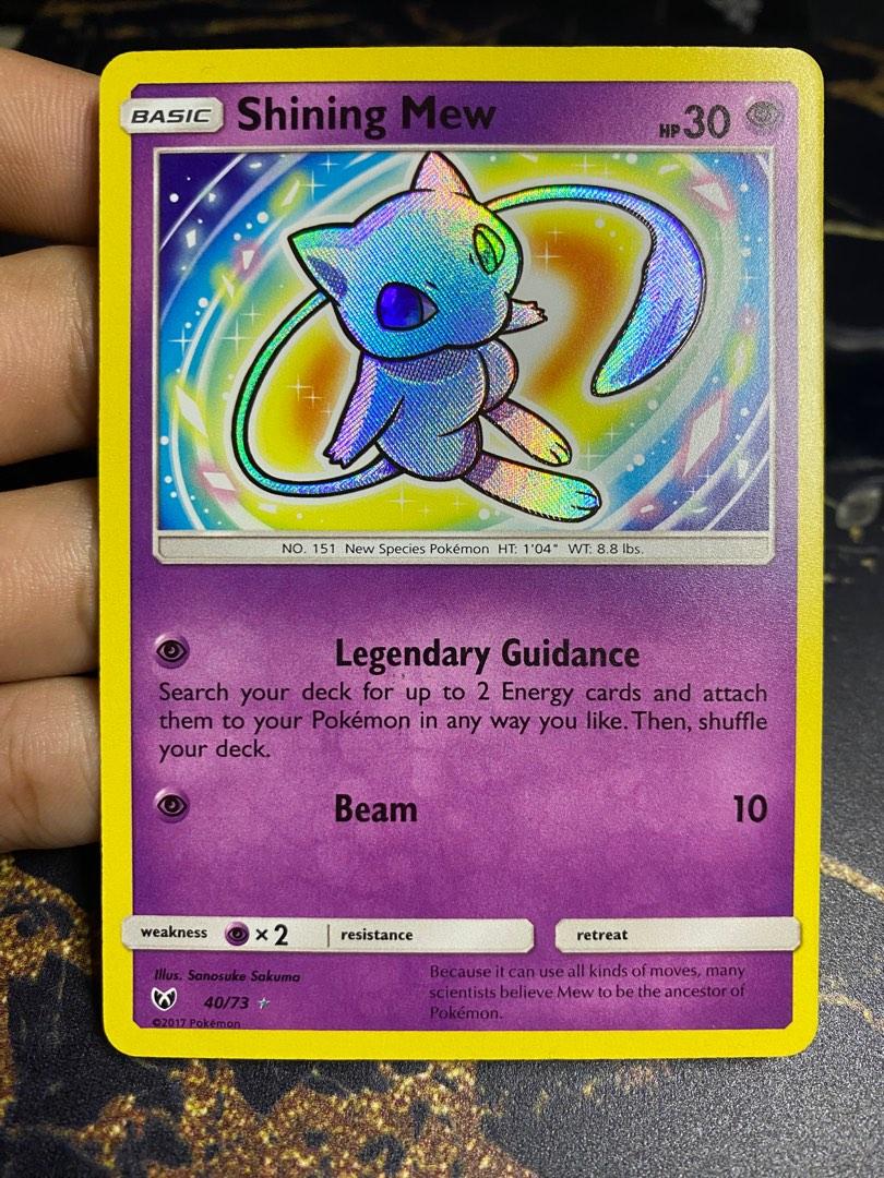 Shining Mew 40/73 - Pokemon Shining Legends, Hobbies & Toys, Toys & Games on Carousell
