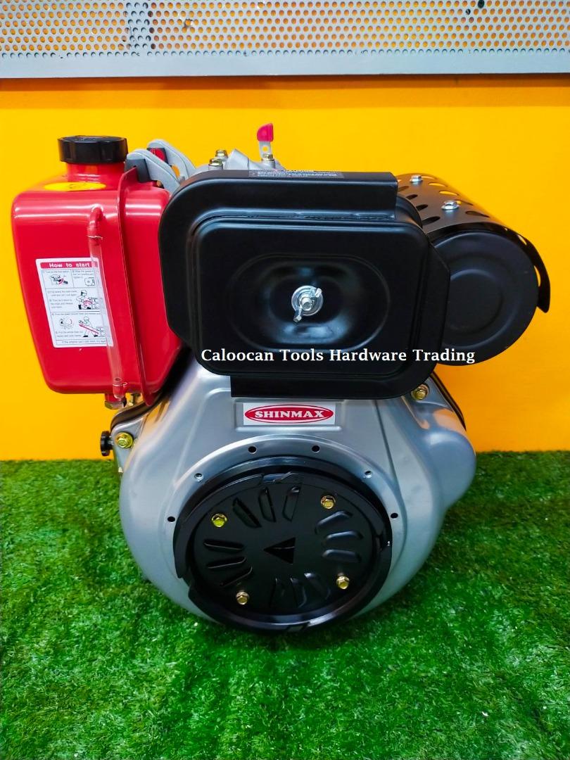 SHINMAX Air-cooled Diesel Engine 12.5HP High Speed STD with 8" AL ...