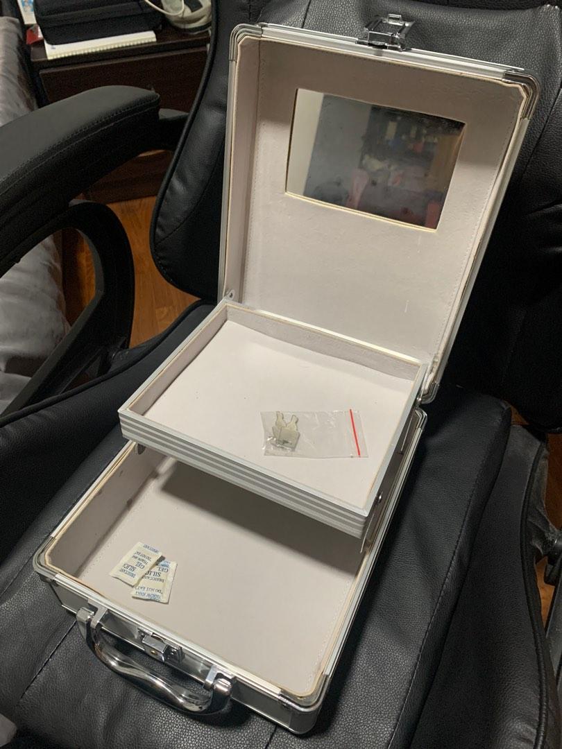 Silver Suitcase Safe Case Box, Everything Else on Carousell