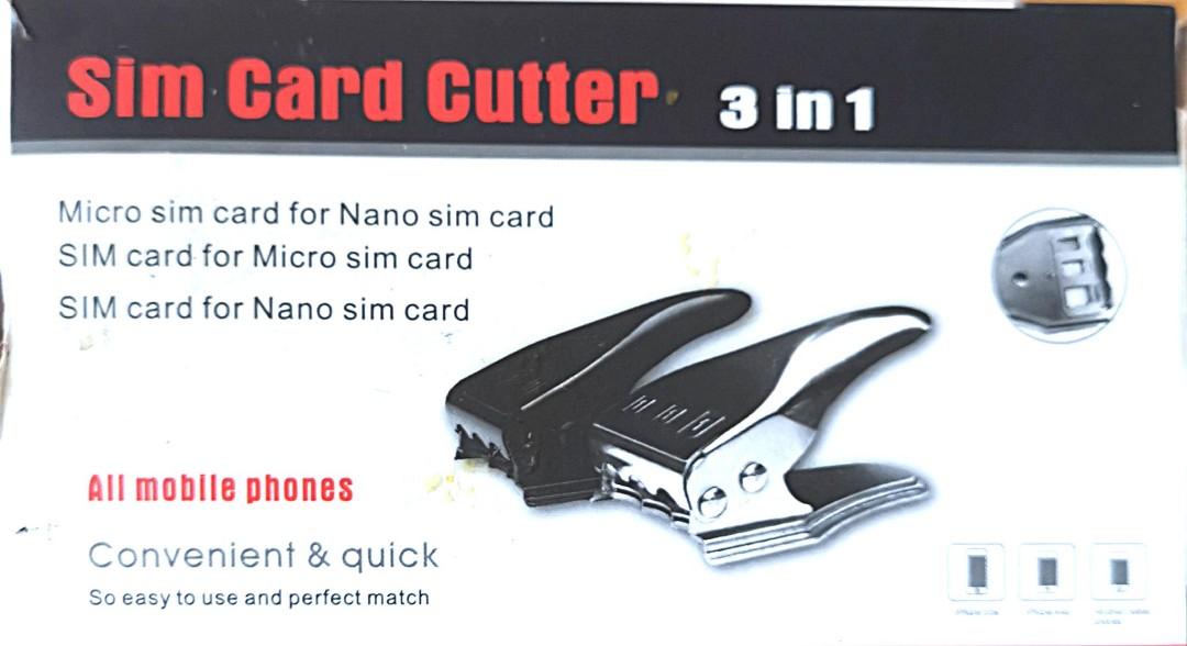 SIM card cutter 3 in 1, Mobile Phones & Gadgets, Other Gadgets on Carousell