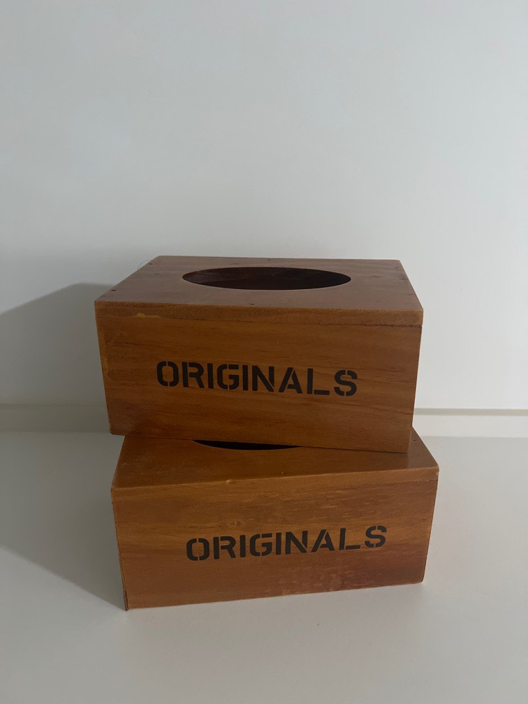 Small Tissue wooden box, Furniture & Home Living, Home Decor, Other ...