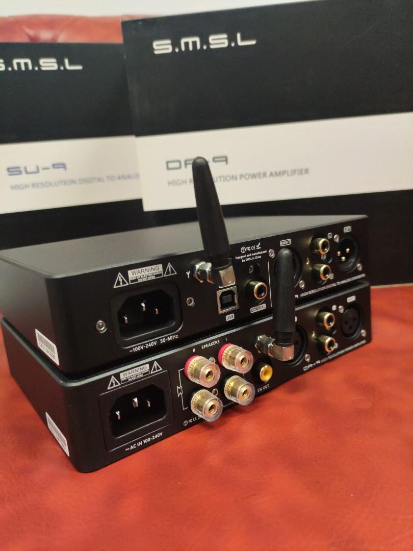 SMSL SU9 DA9 SU-9 DA-9 High Resolution DAC Power Amplifier MQA DSD XMOS ...