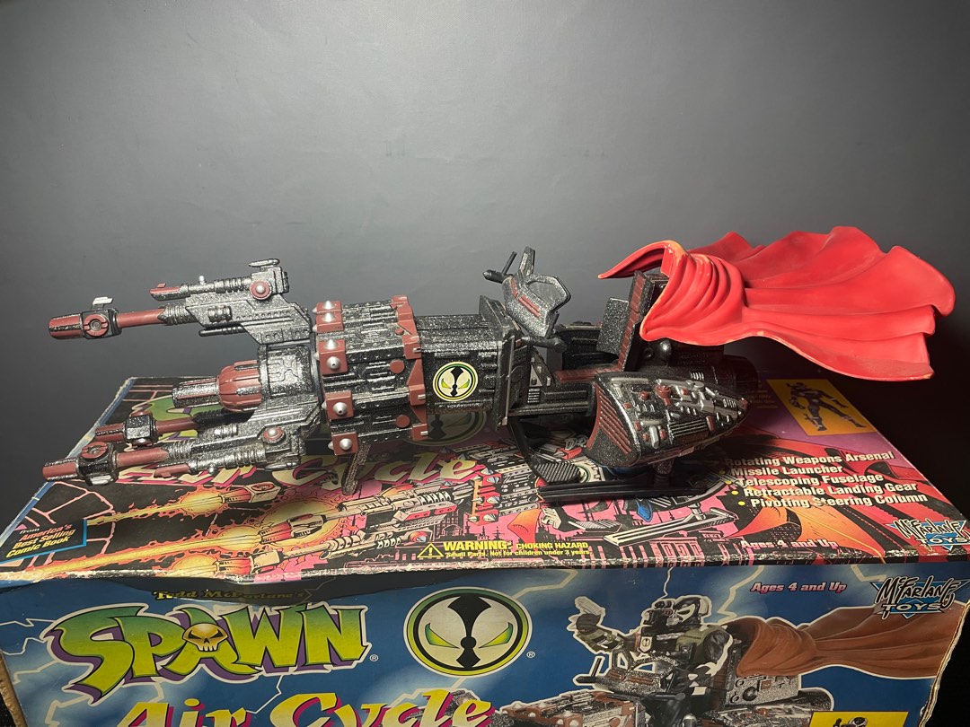 Spawn Air Cycle with White Pilot Spawn, Hobbies & Toys, Toys & Games on Carousell