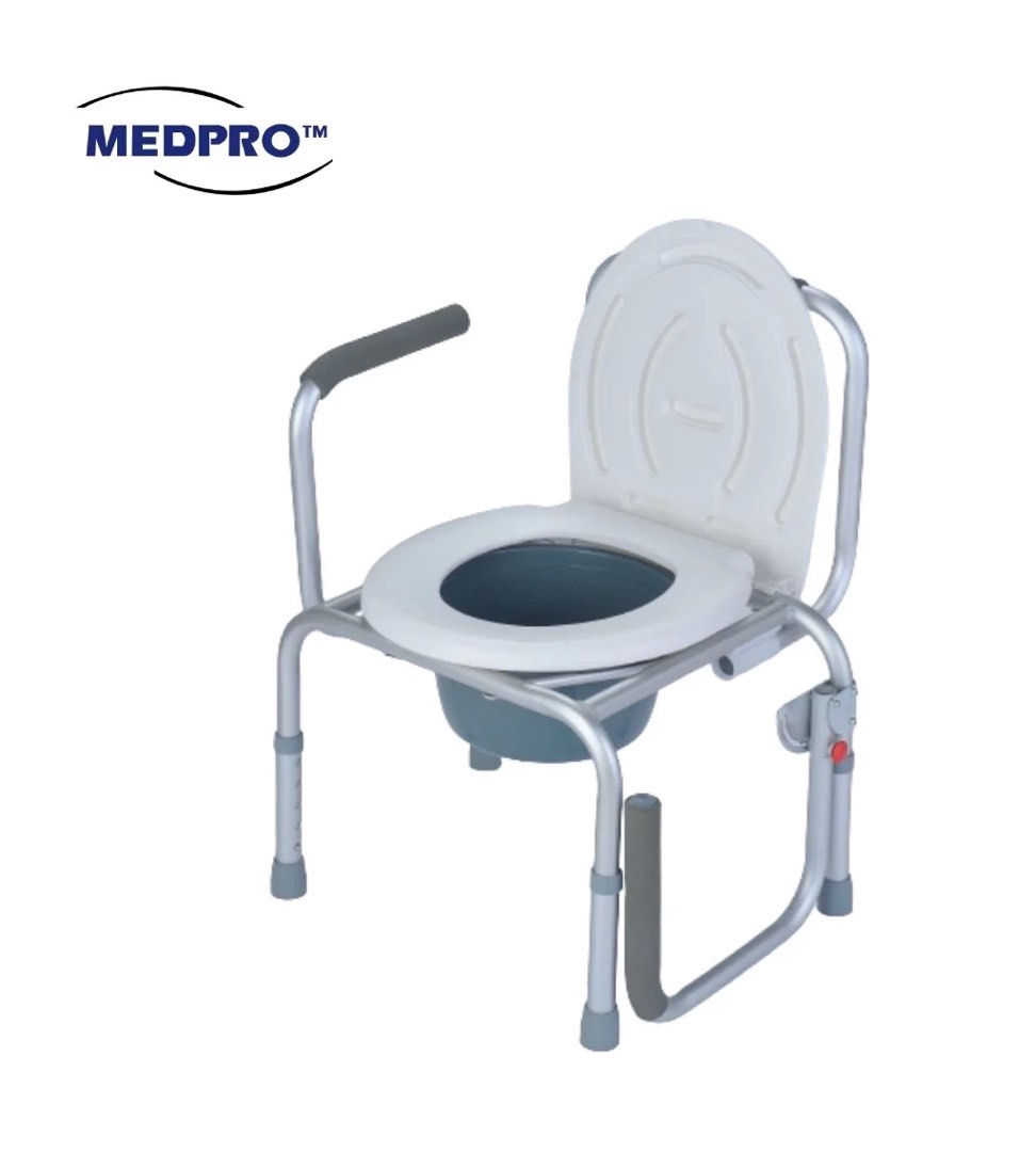 Stationary Toilet Commode chair, Health & Nutrition, Assistive ...