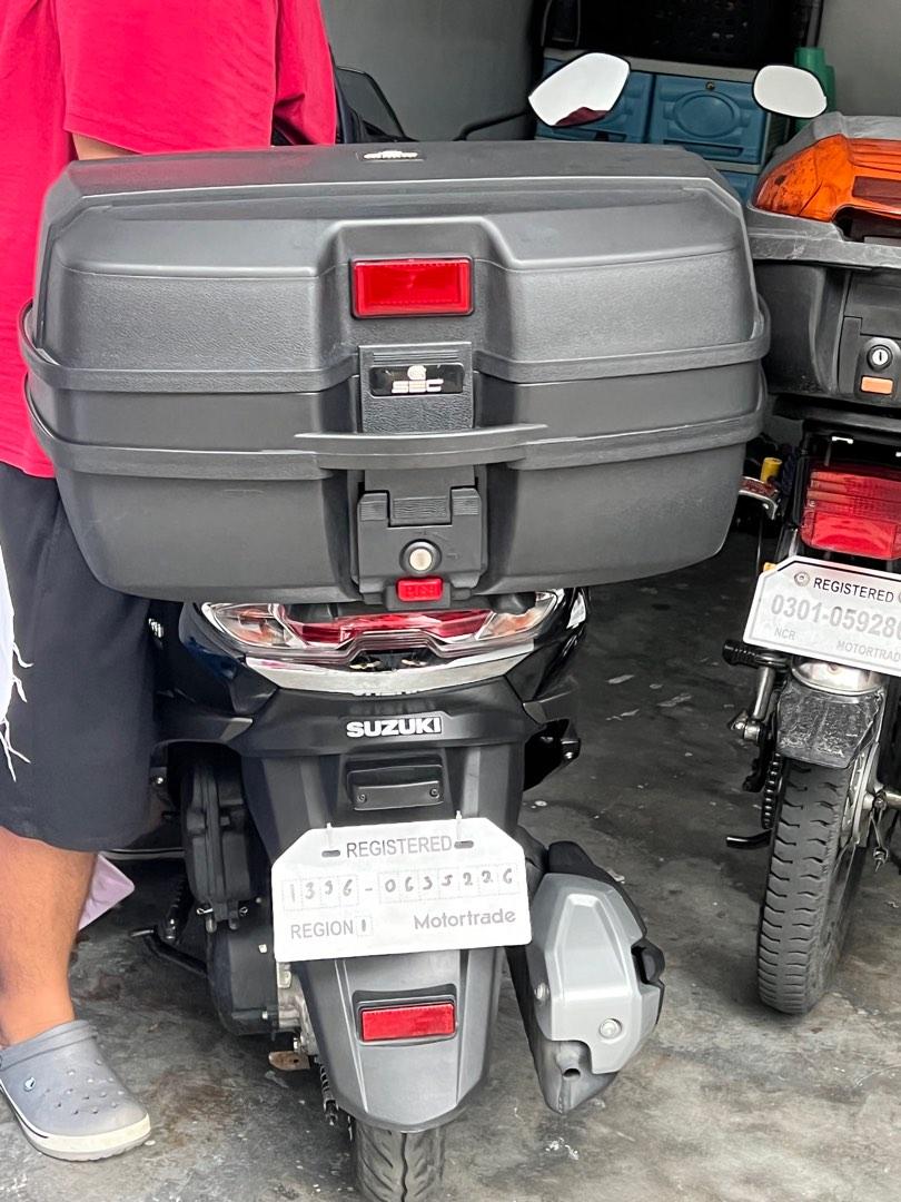 Suzuki Burgman street 2022 model with big U box, Motorbikes, Motorbikes ...