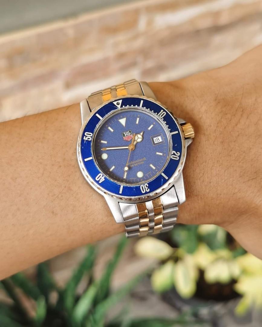 Swiss Tag Heuer Professional 1500, Men's Fashion, Watches & Accessories ...