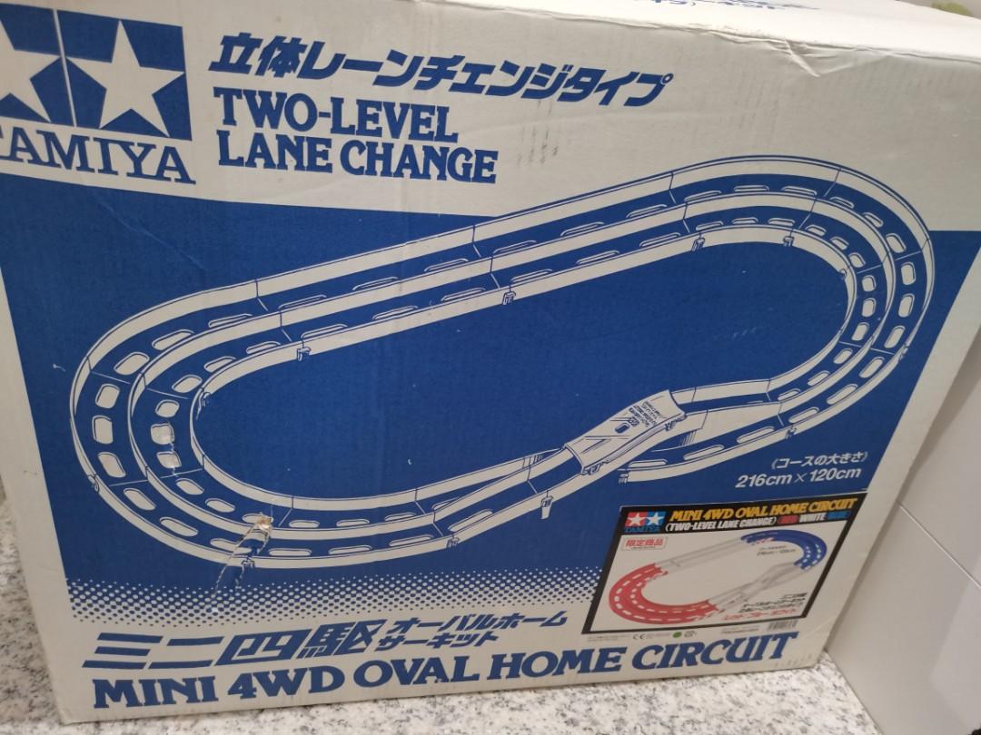 Tamiya Mini 4WD Oval Home Circuit (2-Level Lane Change) (Red/White/Blue ...