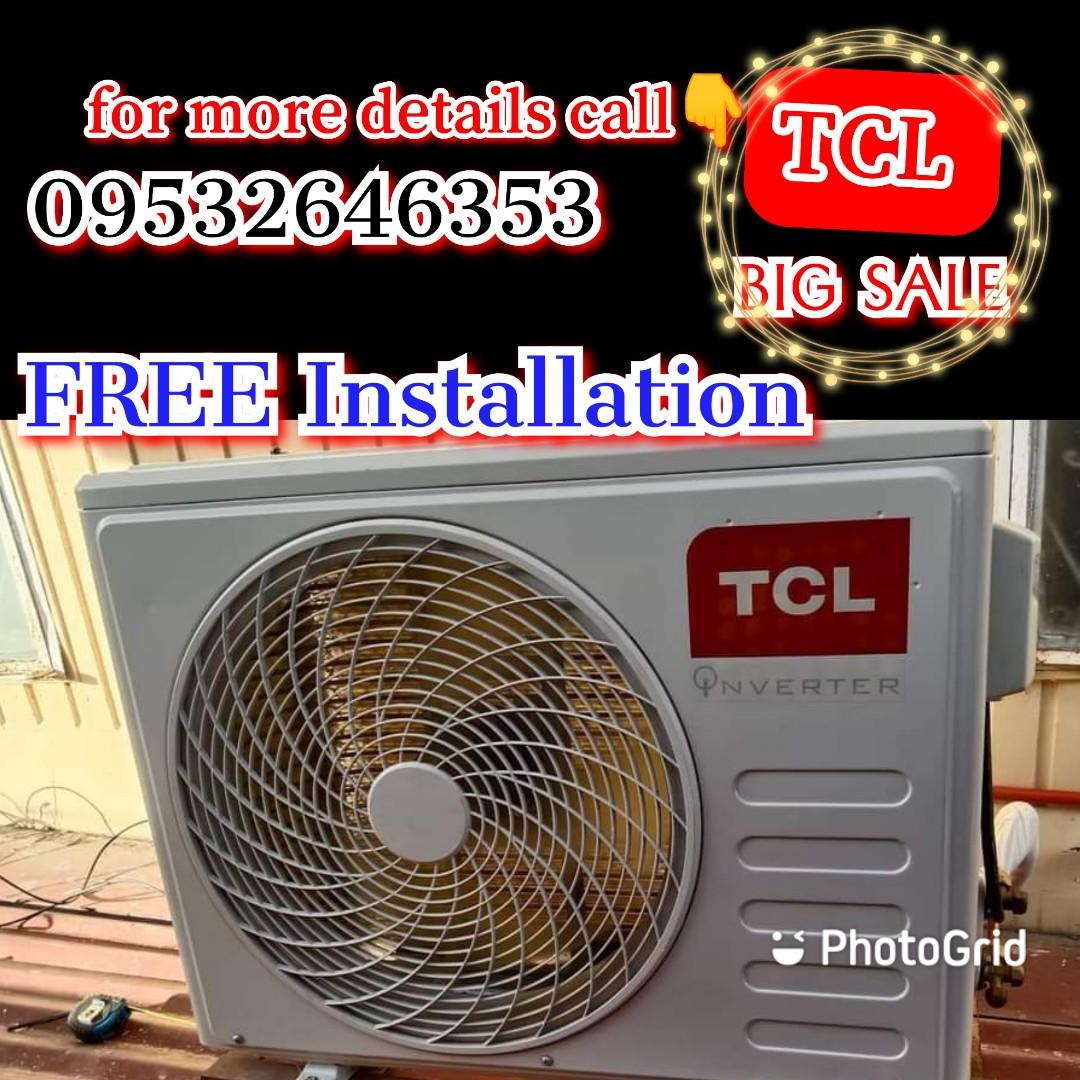 TCL TITAN GOLD INVERTER SPLIT TYPE AIRCON BRAND NEW SEALED WITH FREE ...