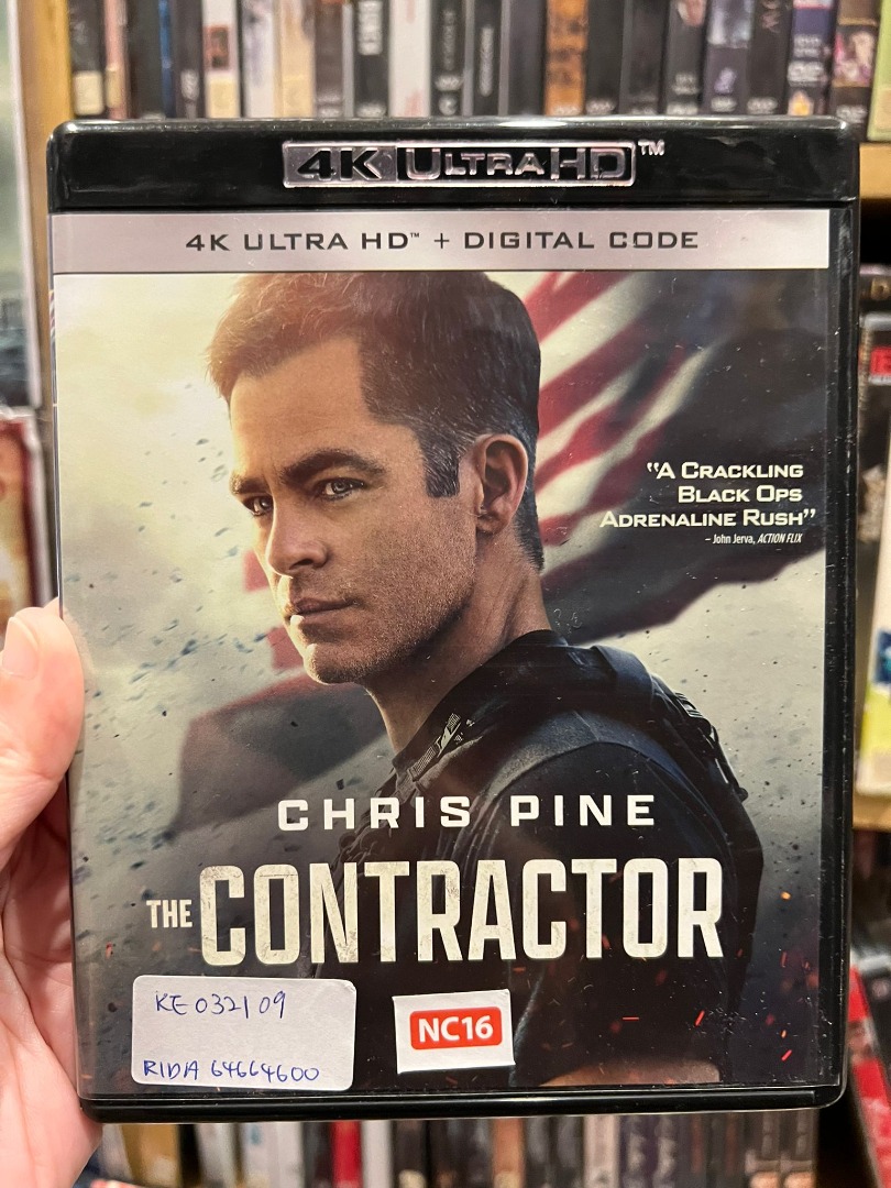 The Contractor 4K Blu Ray, TV & Home Appliances, TV & Entertainment ...
