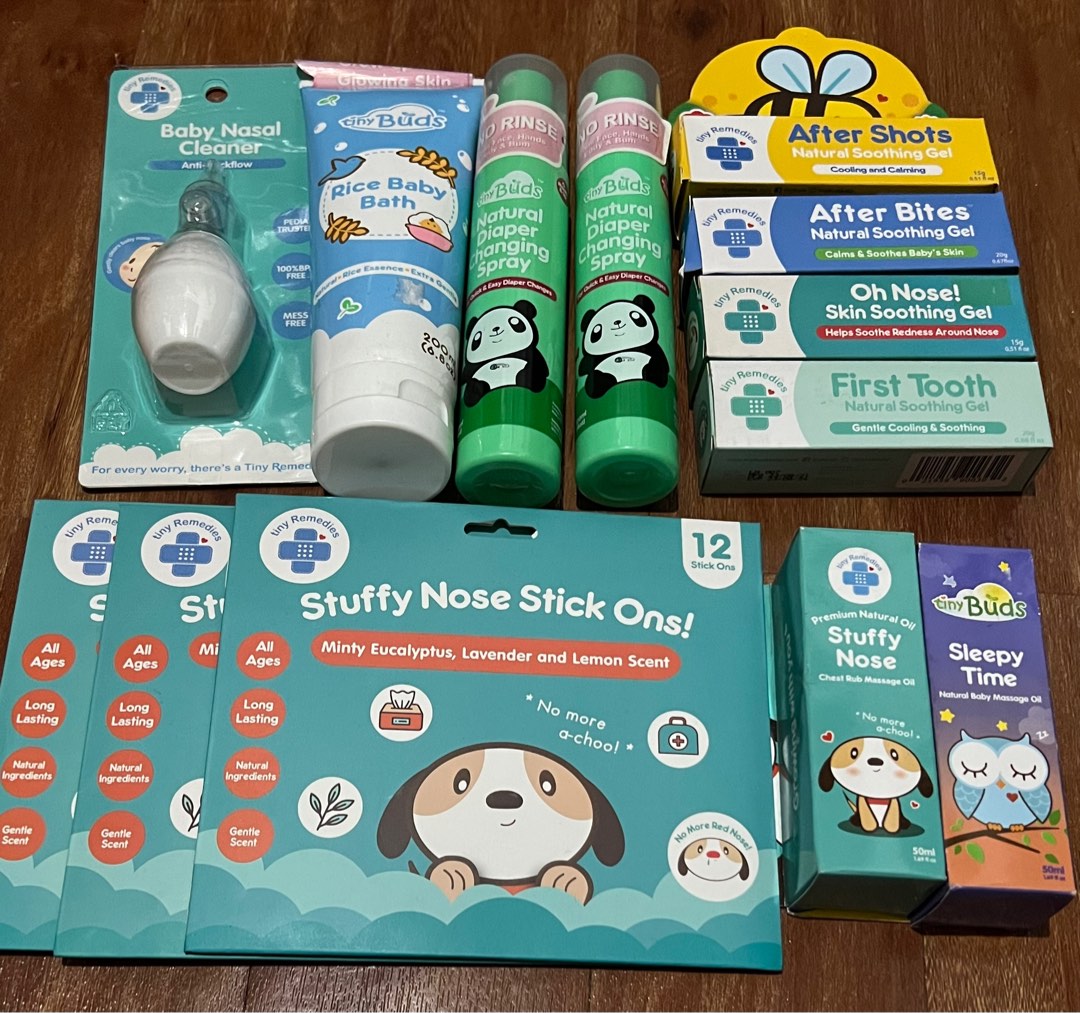 TINY BUDS ESSENTIALS, Babies & Kids, Bathing & Changing, Baby Toiletries & Grooming on Carousell