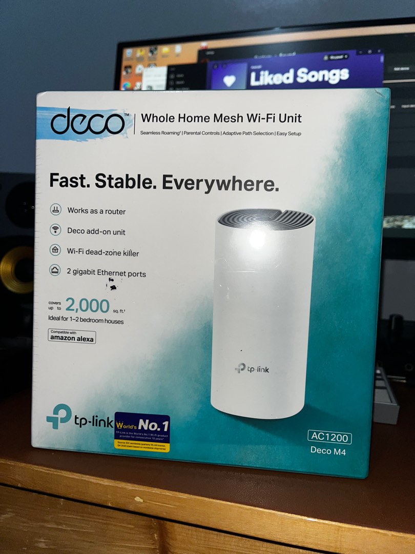tp-link Deco M4 Whole Home Mesh Wi-Fi Unit, Computers & Tech, Parts ...