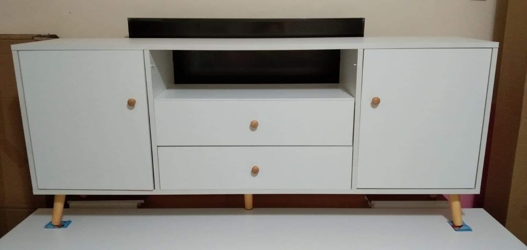 TV RACK / STAND / CONSOLE WITH DRAWER (DELIVER UNASSEMBLED), Furniture ...
