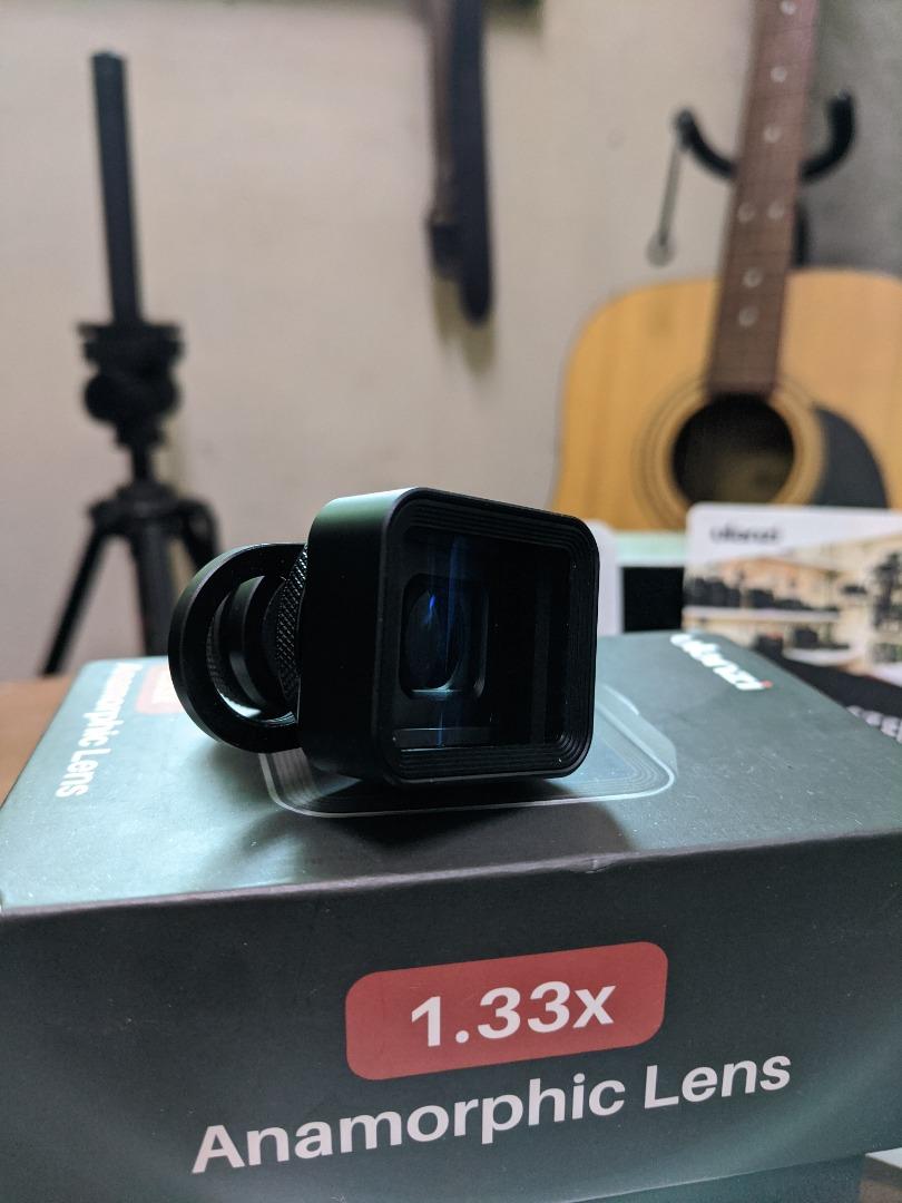 Ulanzi 1.33x 17mm Anamorphic Lens G1 2.35:1 Aspect Ratio, Photography ...