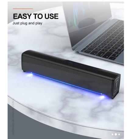 USB Sound Bar Wired Speaker Car Smart Subwoofer Portable Sound bar DJ ...