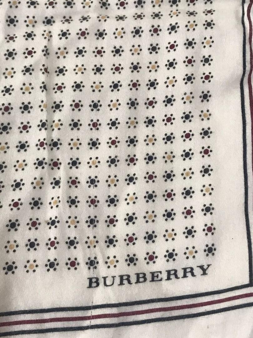 Vintage Burberry Handkerchief, Men's Fashion, Watches & Accessories, Handkerchief & Pocket ...