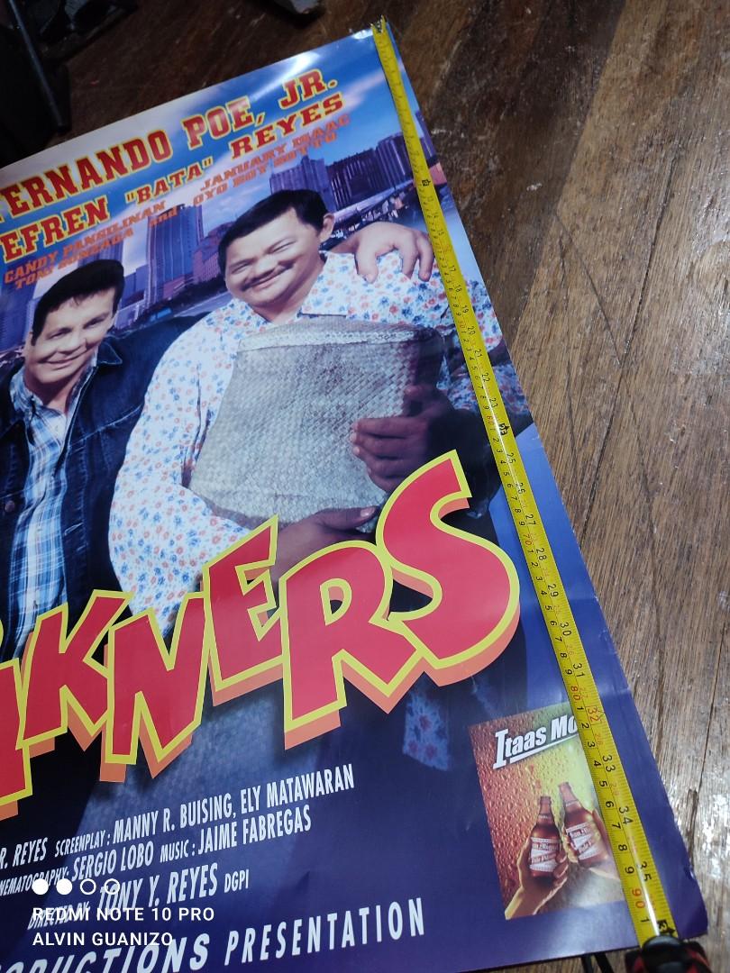 vintage FPJ movie poster Pakners with efren bata reyes, Hobbies & Toys ...