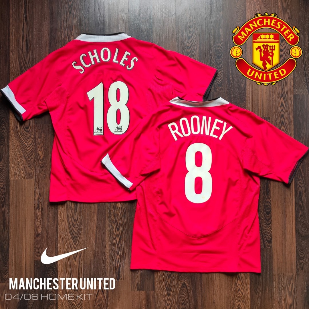 VINTAGE NIKE MANCHESTER UNITED 04-06 KIT | Jersey Collection, Men's ...