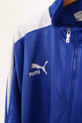 Vintage PUMA Track Jacket Blue & White Varsity/Bomber Jacket, Men's ...