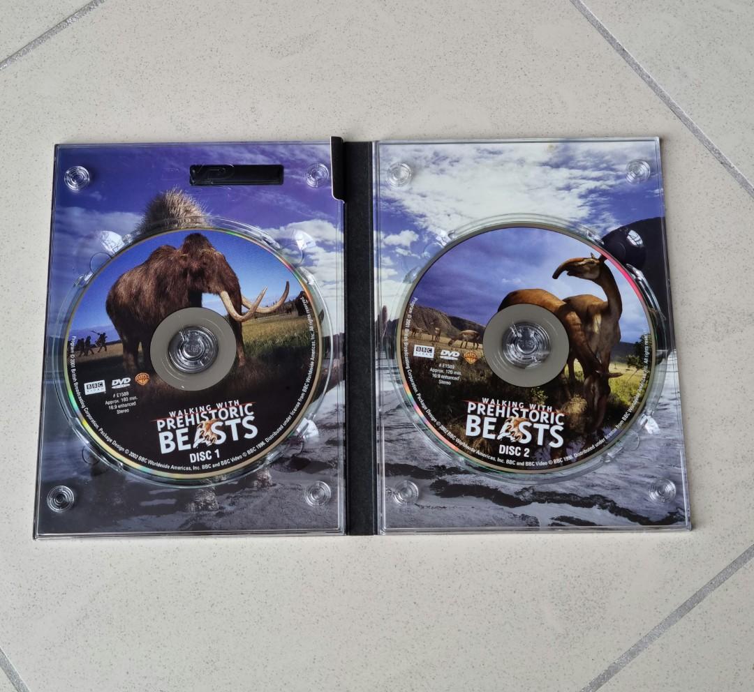 Walking With Dinosaurs, Walking With Prehistoric Beasts - 4 DVDs, Code 1 (US), BBC Documentary ...