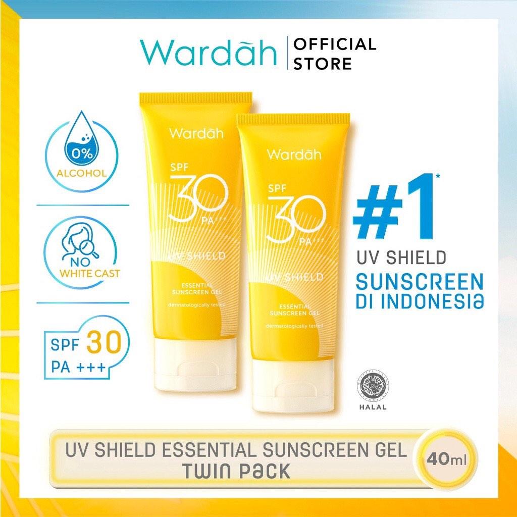 [FREE ONGKIR] Wardah UV Shield Essential Sunscreen Gel SPF 30 40 ml, Kesehatan & Kecantikan ...