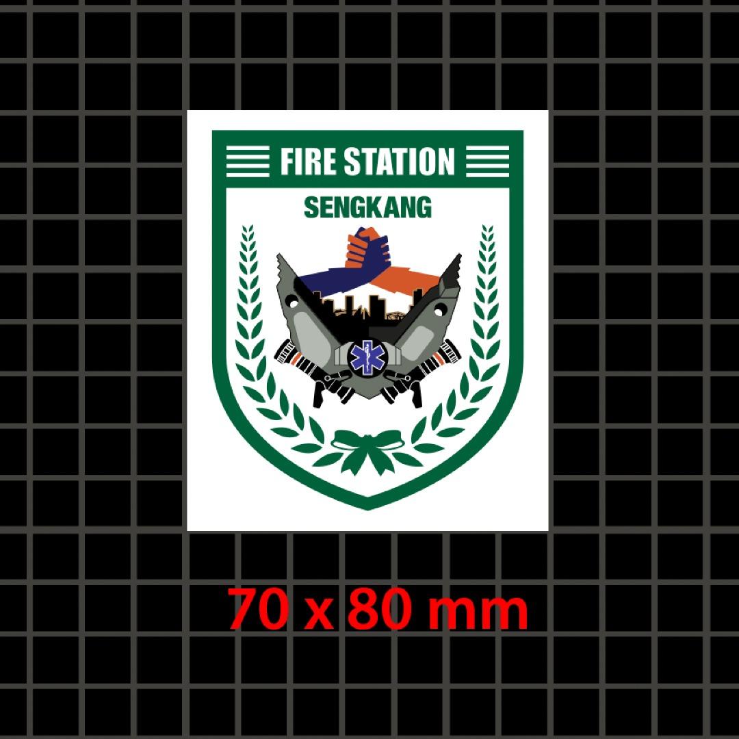 Waterproof Sticker : SCDF Sengkang Fire Station ., Hobbies & Toys ...