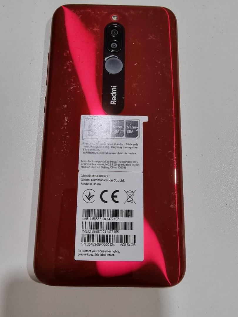 Xiaomi Redmi 8 64gb/4gb ram RED, Mobile Phones & Gadgets, Mobile Phones ...