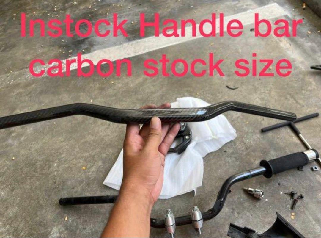 Xmax / nmax naked handle bar carbon kevlar ori. Not lay over or water ...